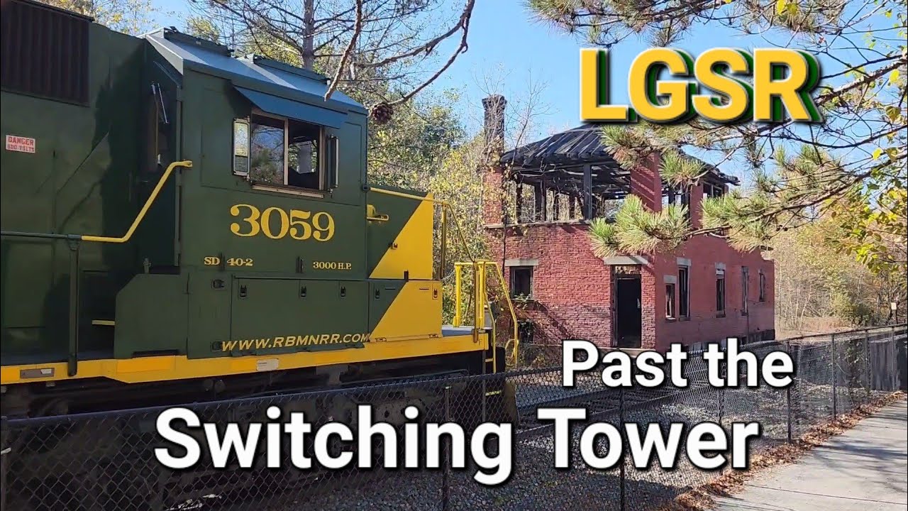 LGSR past the switch tower - YouTube