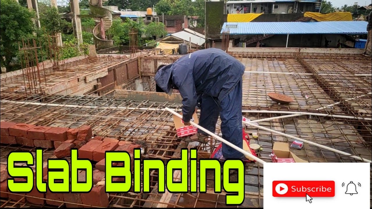 || Slab || Bar Bending All side view of the slab 6500 sq feet ...