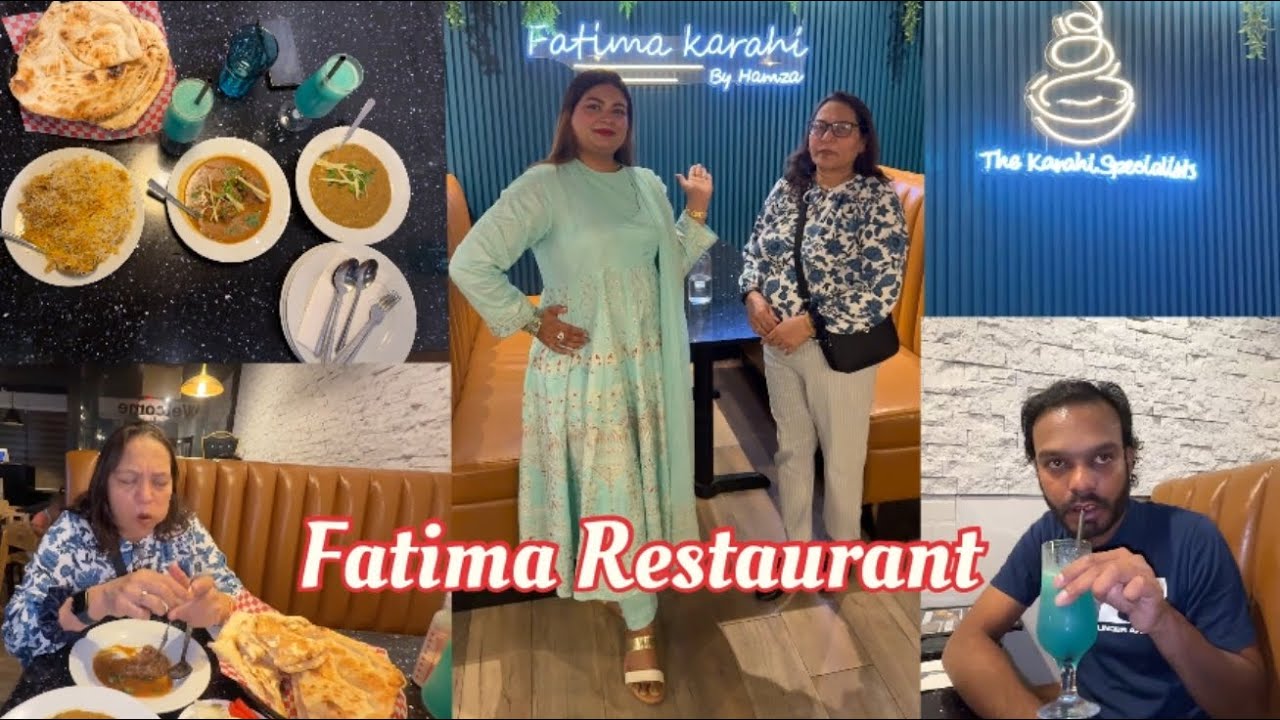 Trying Food At Fatima Karahi Restaurant 🥰😎!! Fatima Restaurant And ...
