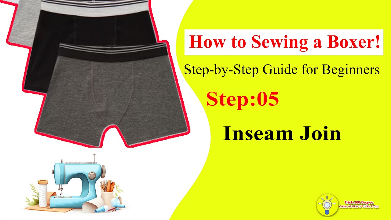 How to Sewing a Boxer: Inseam Join Process | Part 5 - YouTube