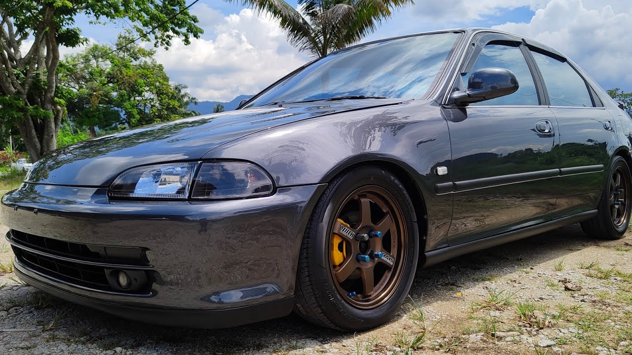 REPAINT | CHANGE COLOUR CIVIC FERIO EG9 | LAST RESULTS - YouTube