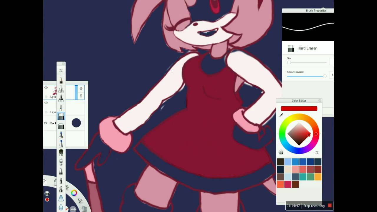 Amy Rose PINK! Speed paint - YouTube