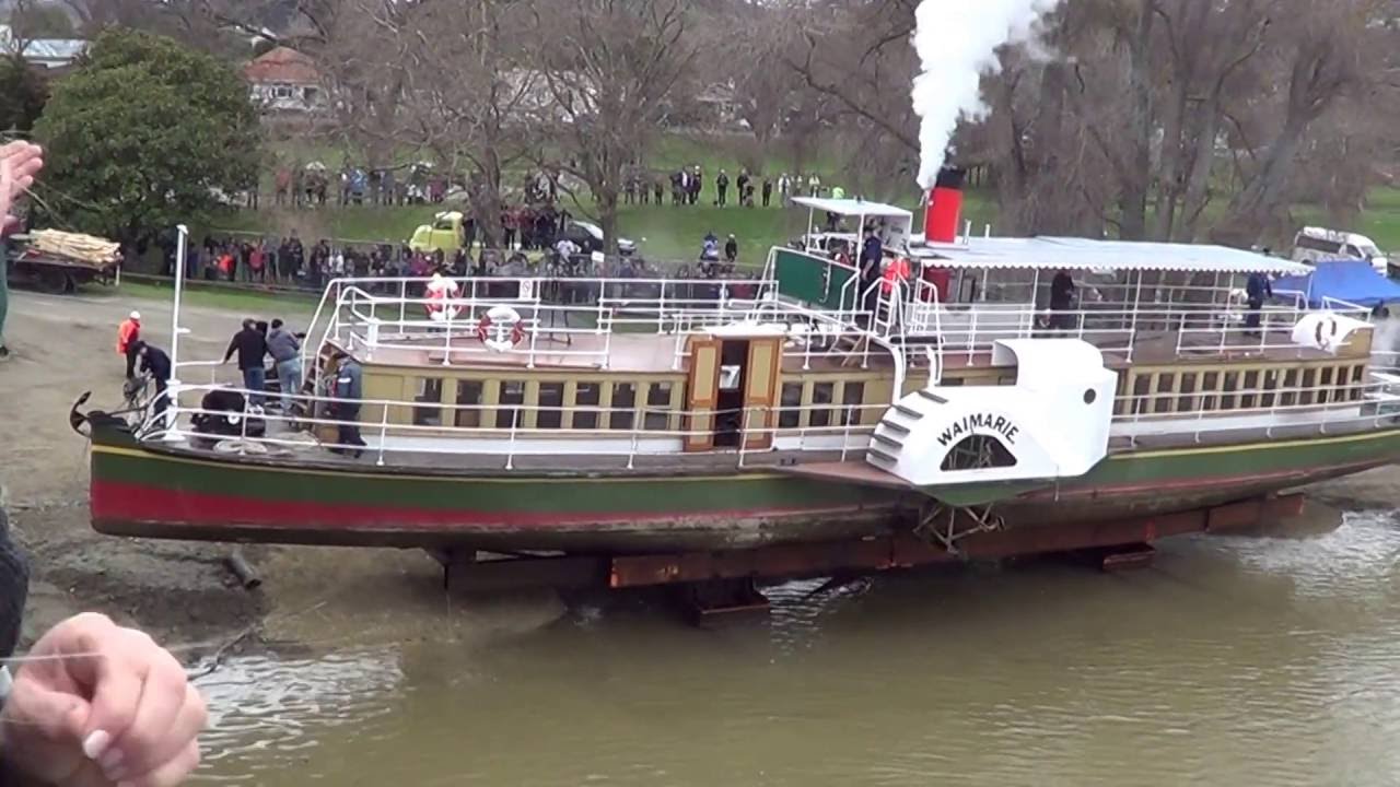 slip of the riverboat PS Waimarie:whanganui,new zealand 17.9.16 - YouTube