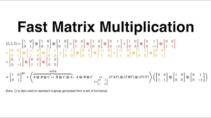 Matrix Multiplication Youtube Matrix Multiplication: Easier Method!