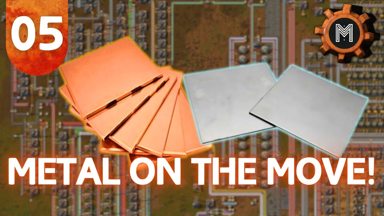 Starter Iron and Copper Plates | 05 | Factorio Space Age - YouTube