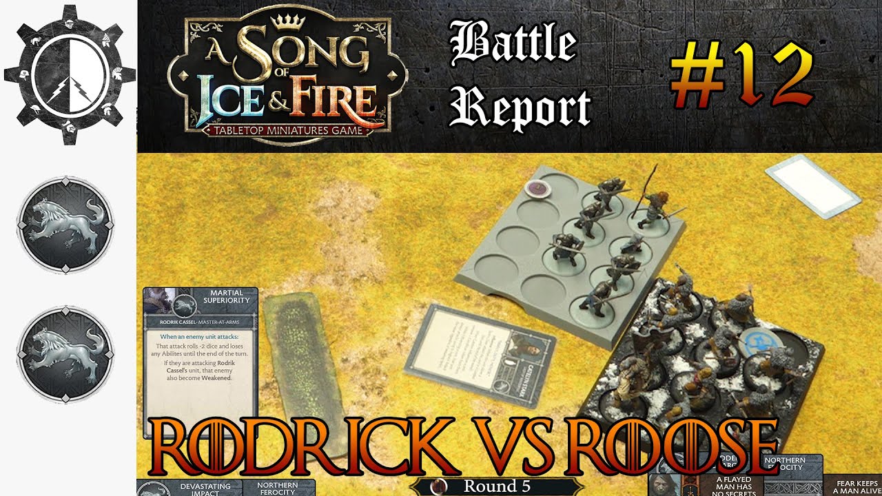 A Song of Ice and Fire Battle Report #12 Rodrick vs Roose - YouTube
