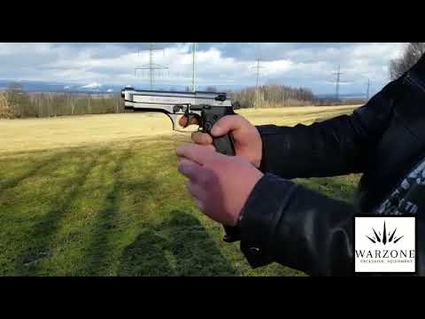 EKOL FIRAT MAGNUM PA92 Auto and Semi-Automatic 9mm blank pistol P.A.K 1080p