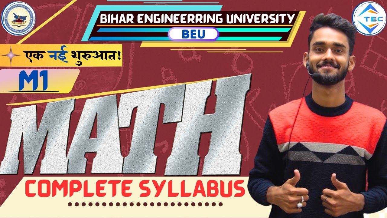 Syllabus | MATHEMATICS- I (CALCULUS AND LINEAR ALGEBRA) | BEU B.TECH ...
