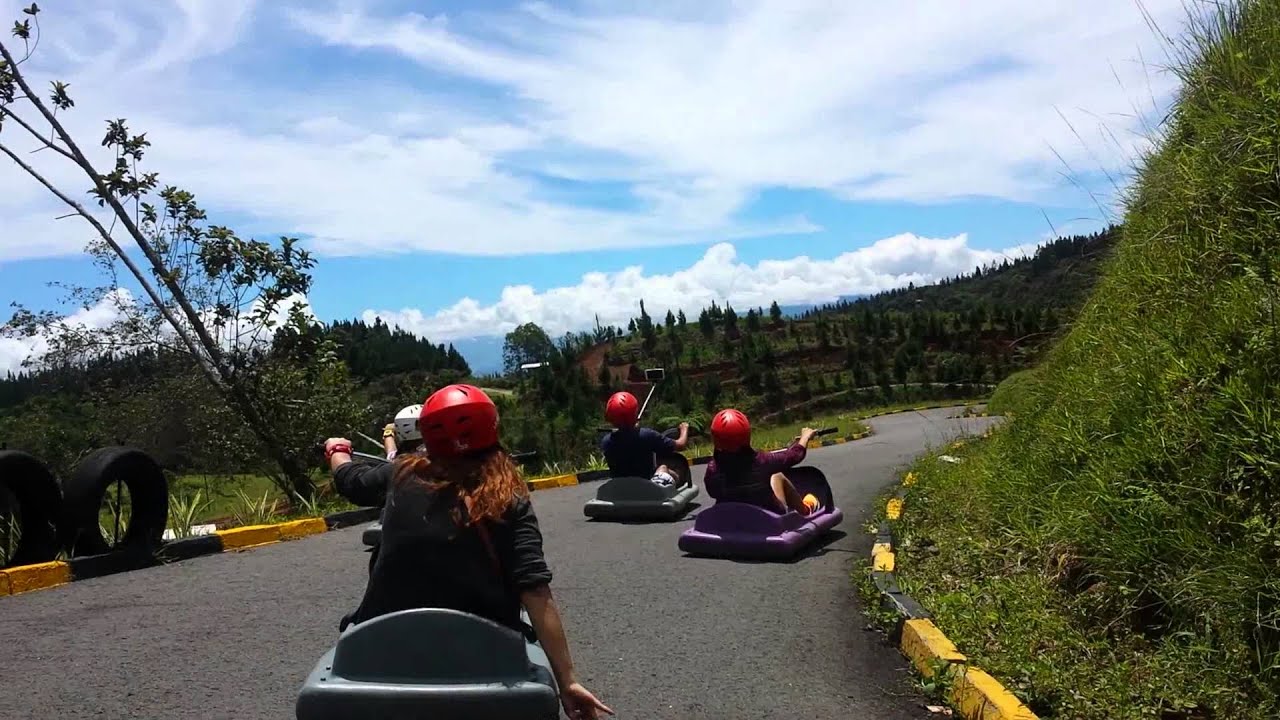 Luge Ride @ Dahilayan Forest Park - YouTube