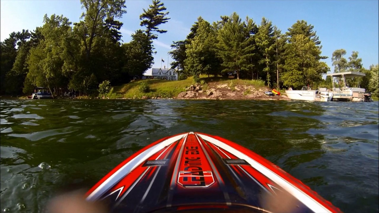 Gopro sinks with RC boat - YouTube