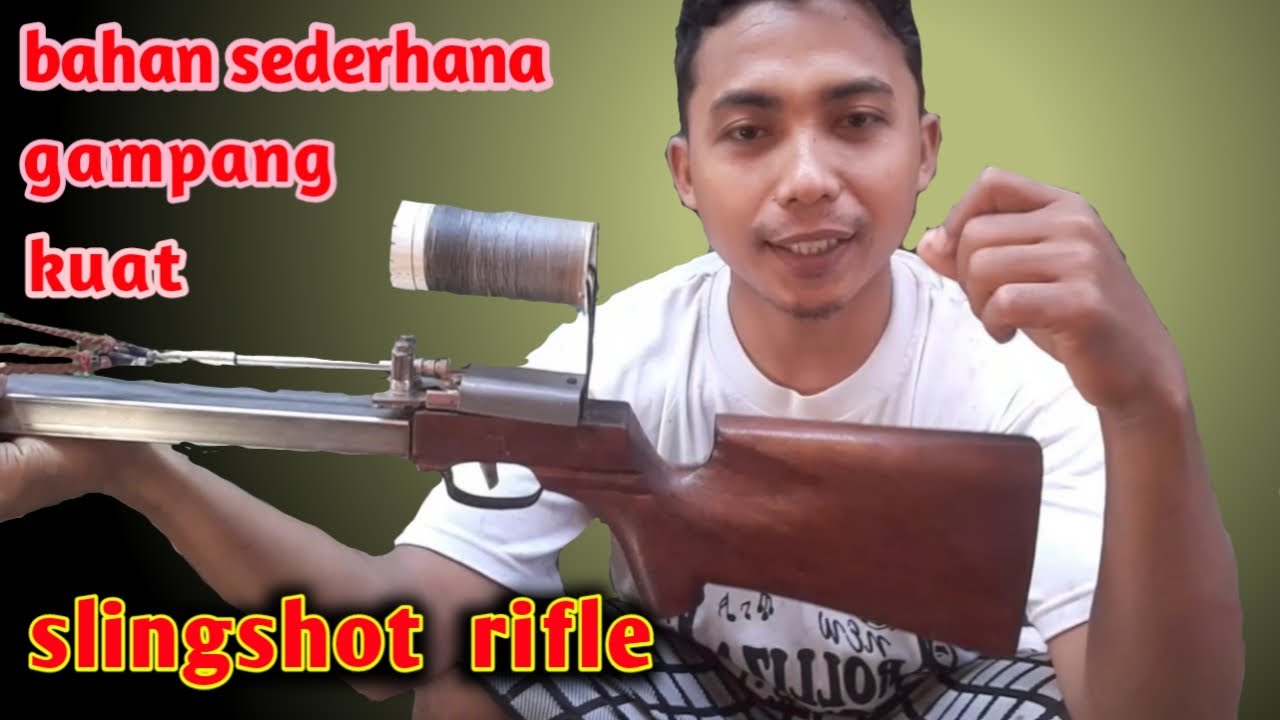Ketapel modern slingshot rifle out door . Cara membuat ketapel ...