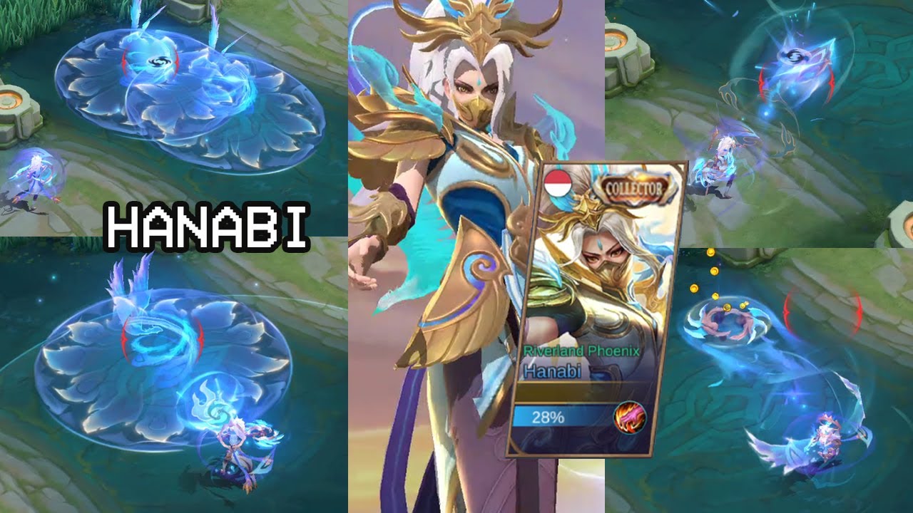 GAMEPLAY HANABI RIVERLAND PHOENIX COLLECTOR SKIN GAMEPLAY MOBILE ...