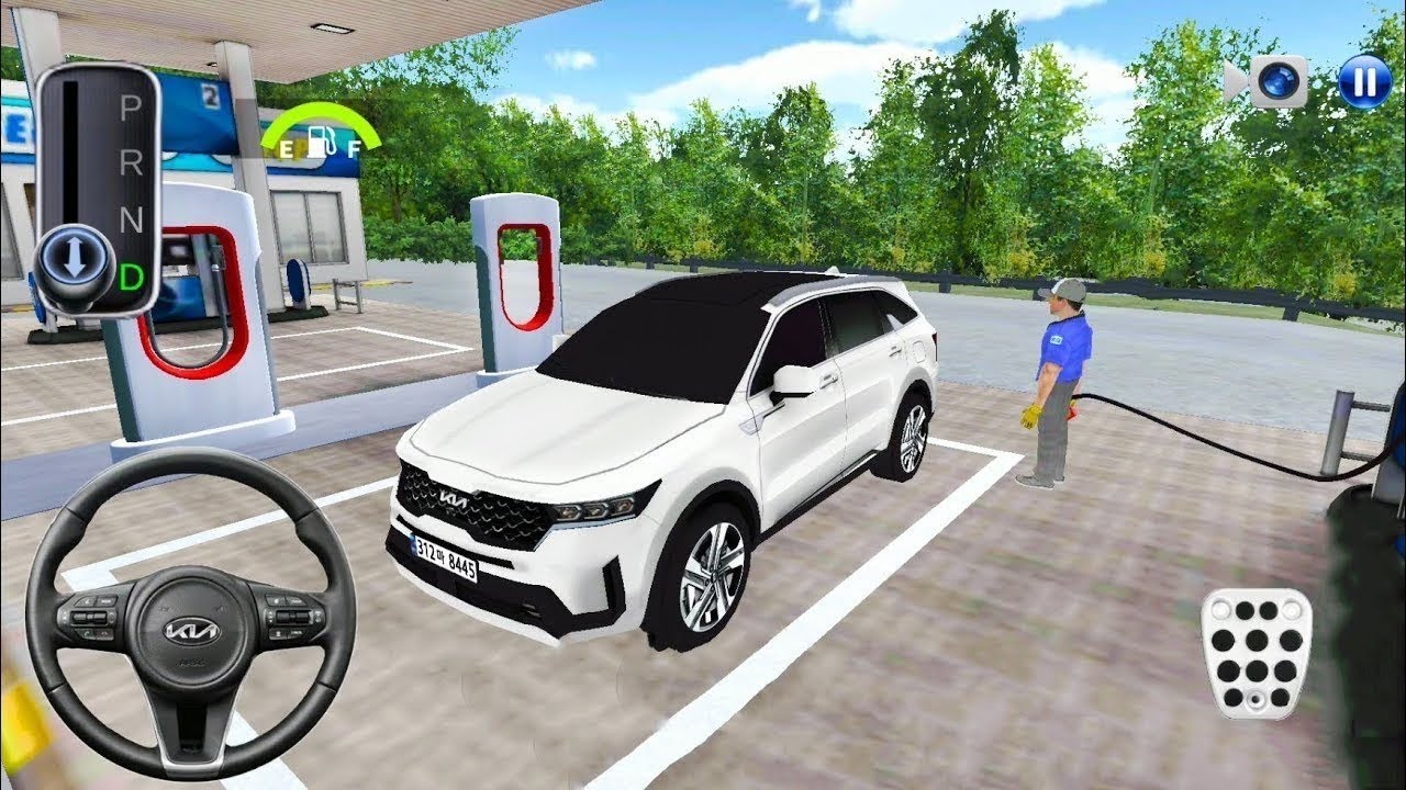 New White Bugatti Car in The Showroom - 3D Driving Class Simulation ...