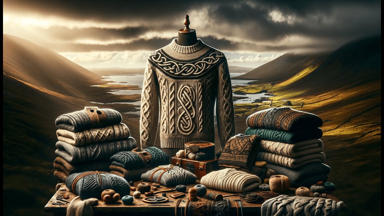 ☘️ Best Irish Sweaters | Aran Crafts Men's Fisherman Irish Rib Crew ...