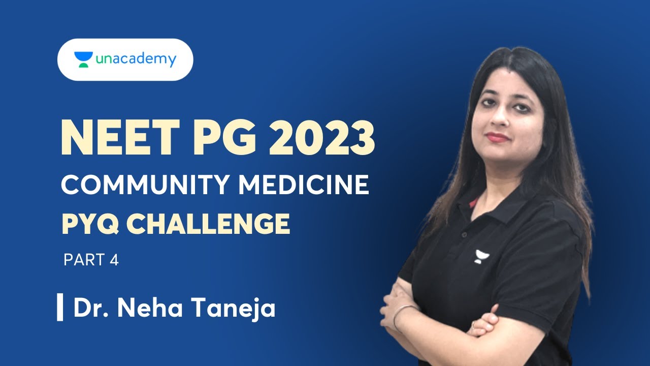 NEET PG 2023 - PSM Previous Year Questions Challenge Ep 4 | Dr. Neha ...
