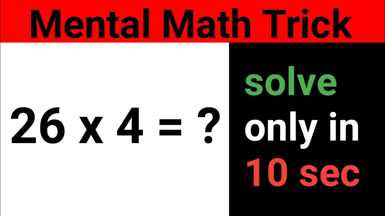 Math trick for fast calculation | Quick calculation trick #quickmath # ...