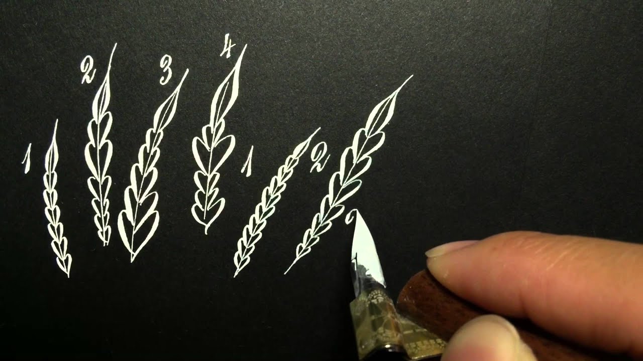 How to Draw Heart Leaves (Variations) - YouTube