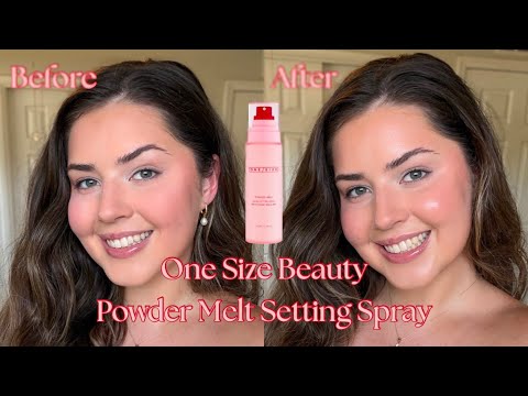 One Size Beauty | Powder Melt Setting Spray Review!