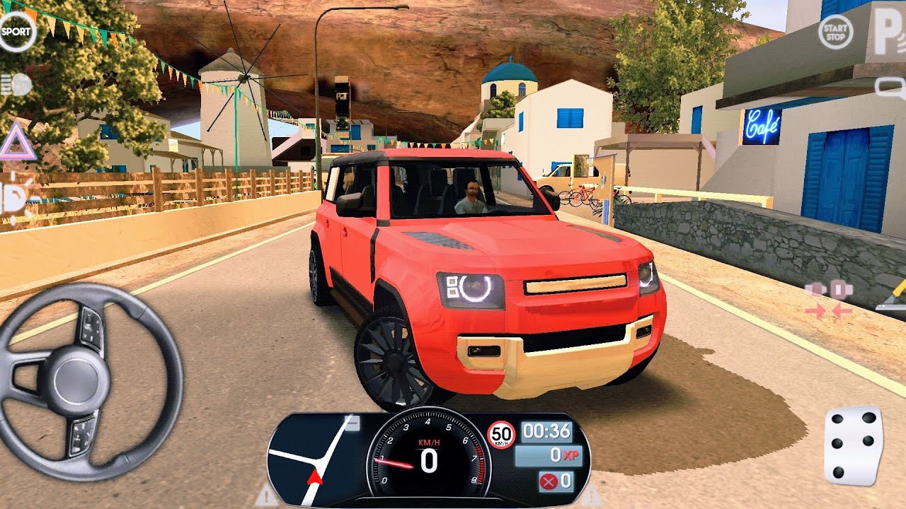 Driving School Sim - Land Rover Defender Driving in Santorini - Car ...