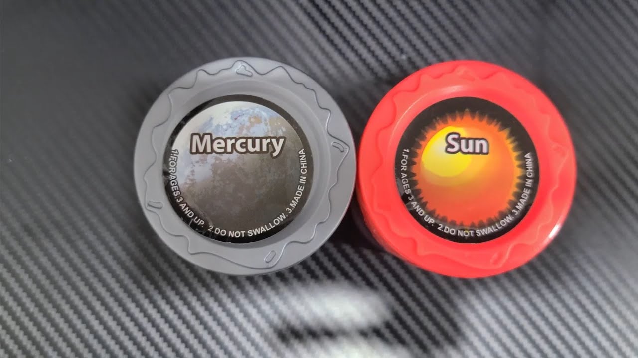 ASMR Slime Solar System - The Sun & Mercury For Sleep (NO TALKING ...