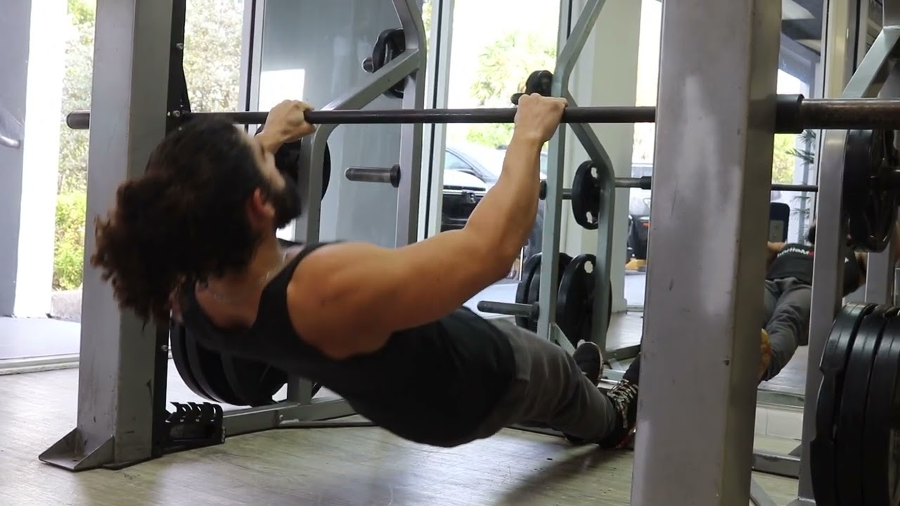 Exercise Demonstration: Overhand Inverted Rows - YouTube
