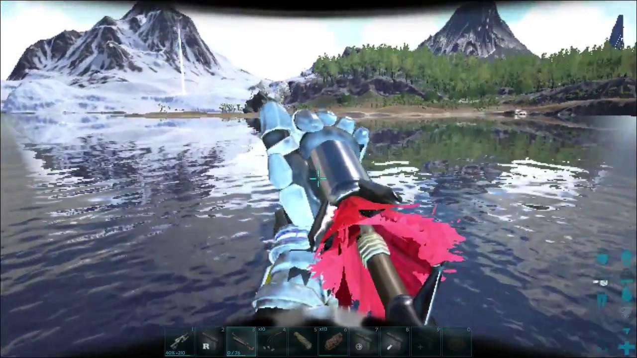 Ark: Survival Evolved: Testing the New Harpoon Gun. - YouTube