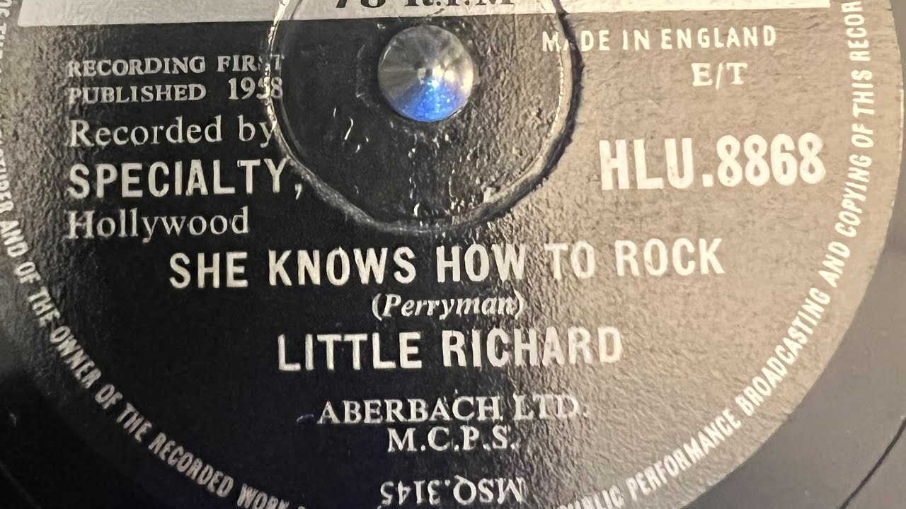 Little Richard - She Knows How To Rock 78rpm - YouTube