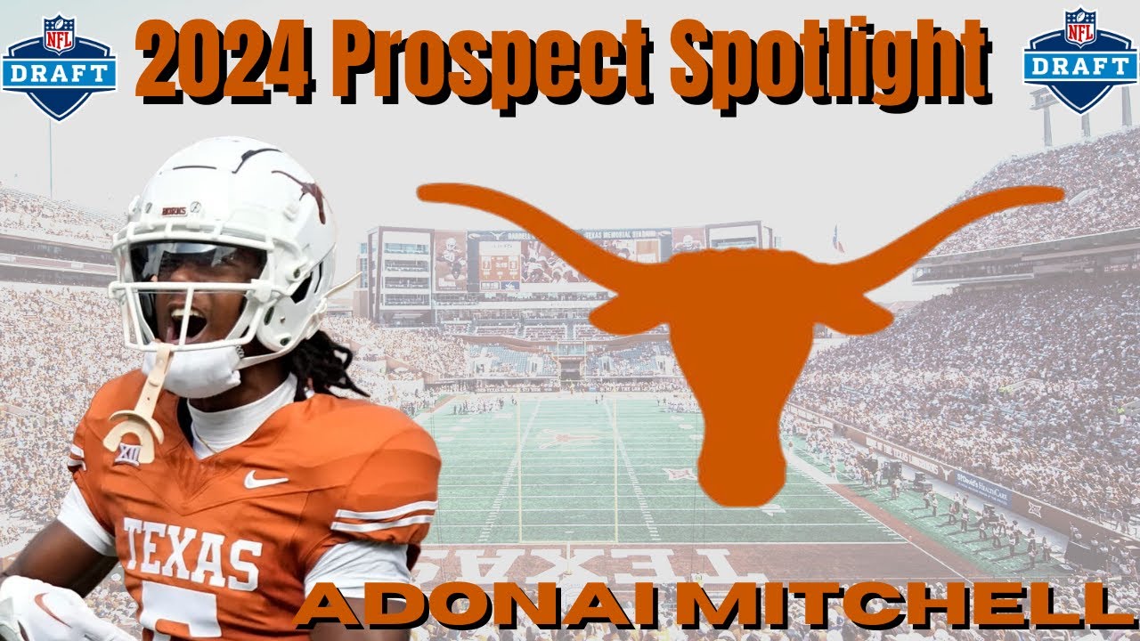 "Adonai Mitchell Is An AMAZING ATHLETE!" | 2024 NFL Draft Prospect ...