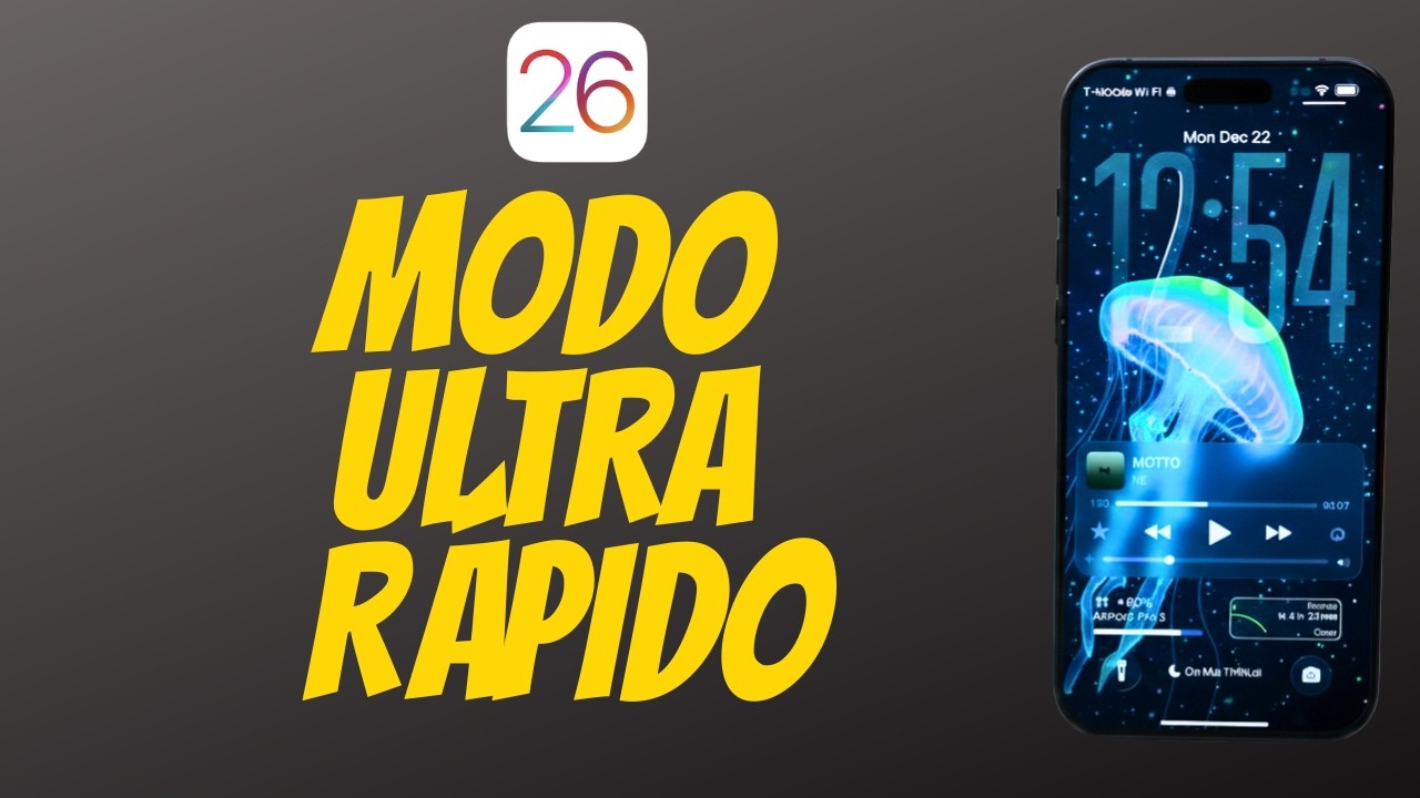 iPhone MUCHO MÁS RÁPIDO — Activa el Modo Ultra Rápido en iOS 26 - YouTube