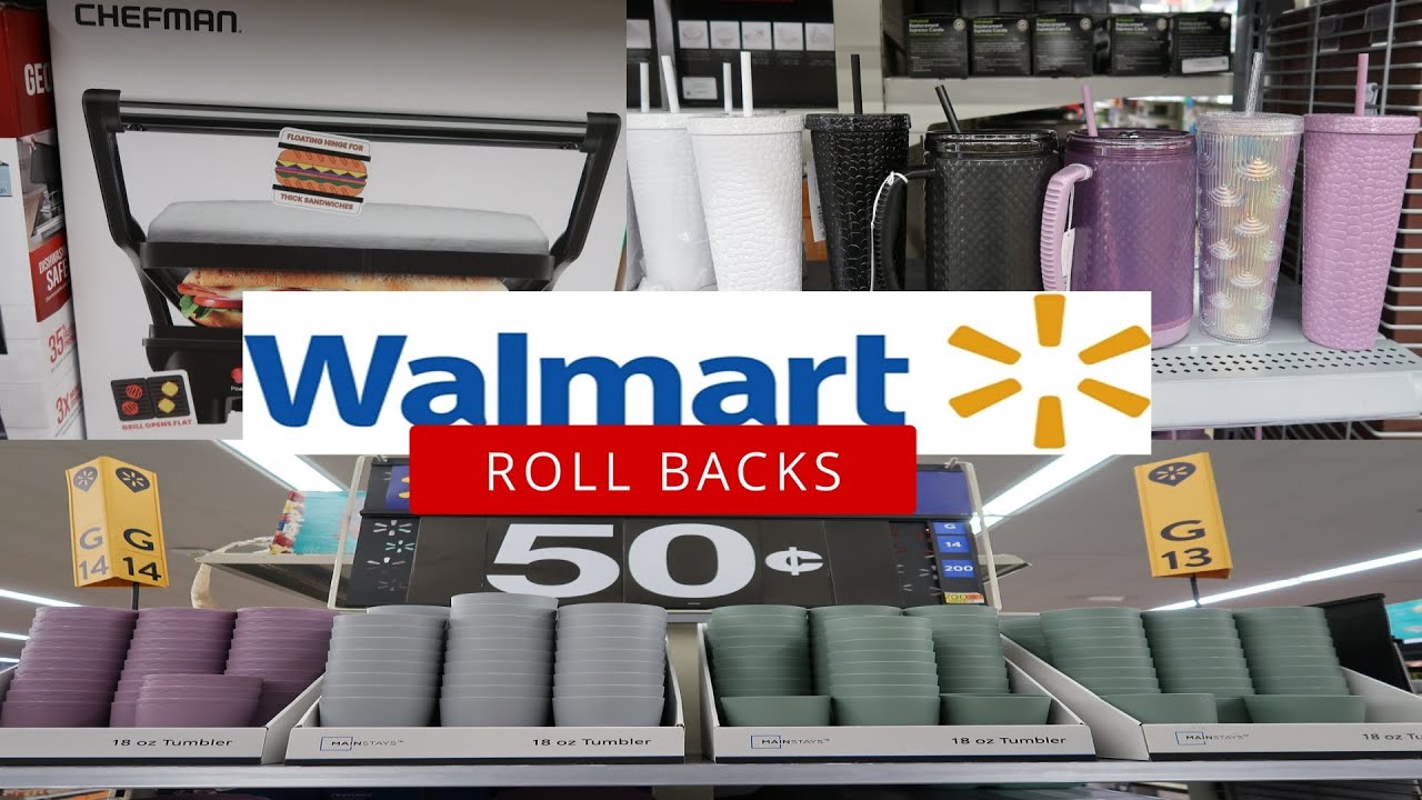 WALMART: NEW ROLL BACKS 2024 - YouTube
