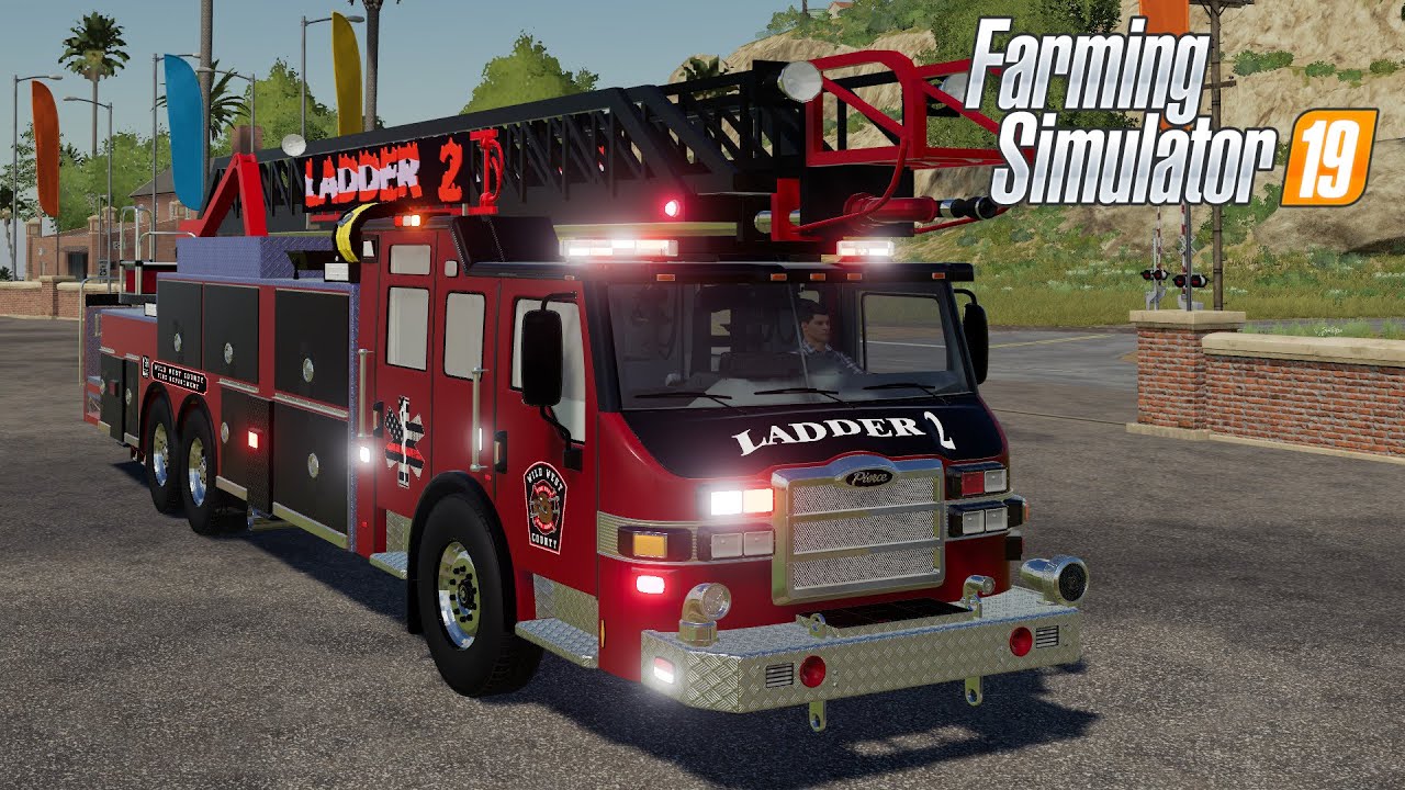 FS19 - Pierce Velocity Ladder Dept TRUCK - Farming Simulator 2019 Truck ...