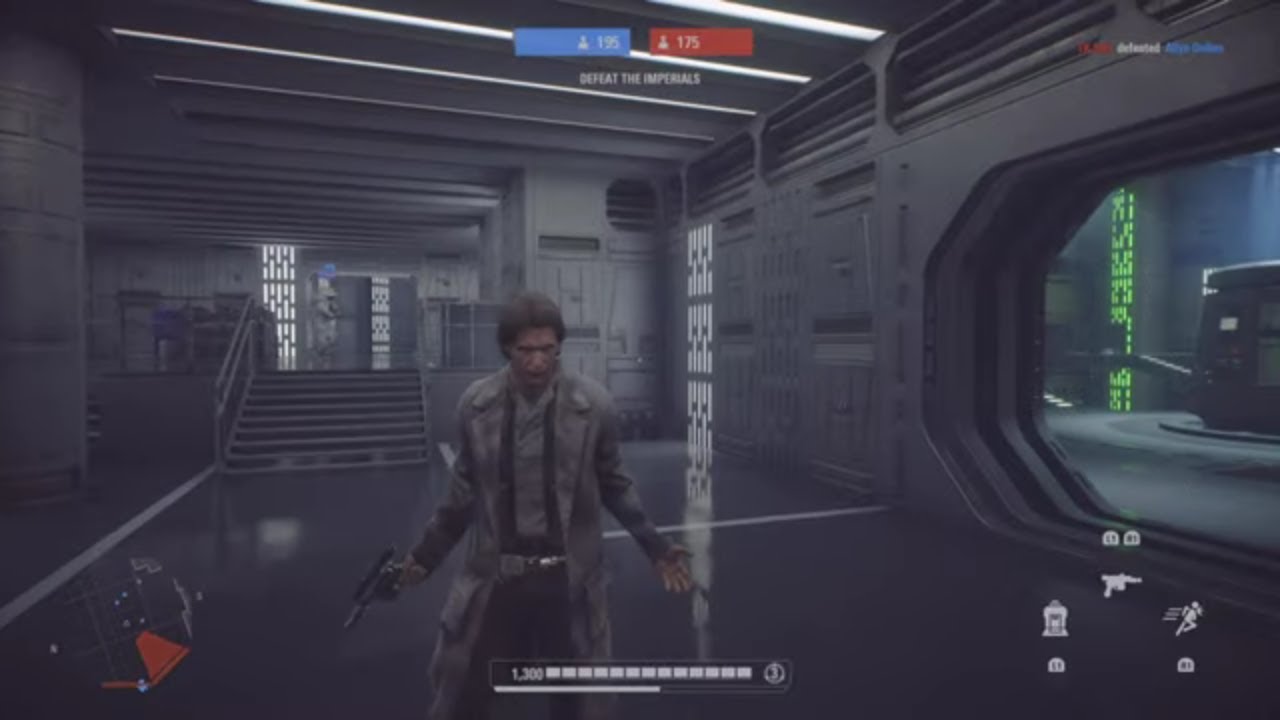 Star Wars Battlefront II Han Solo Endor In Custom Arcade Team Battle On ...