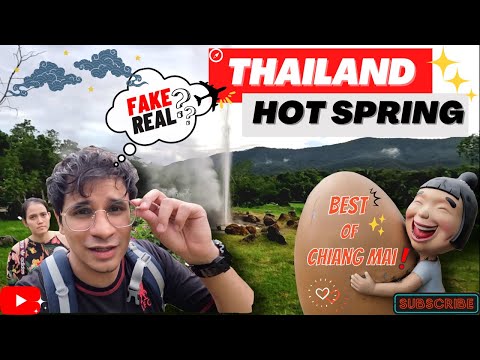 When Indian Boil Eggs in THAILAND 😜|| Natural Hot Spring in CHIANG MAI (Fake or Real?)