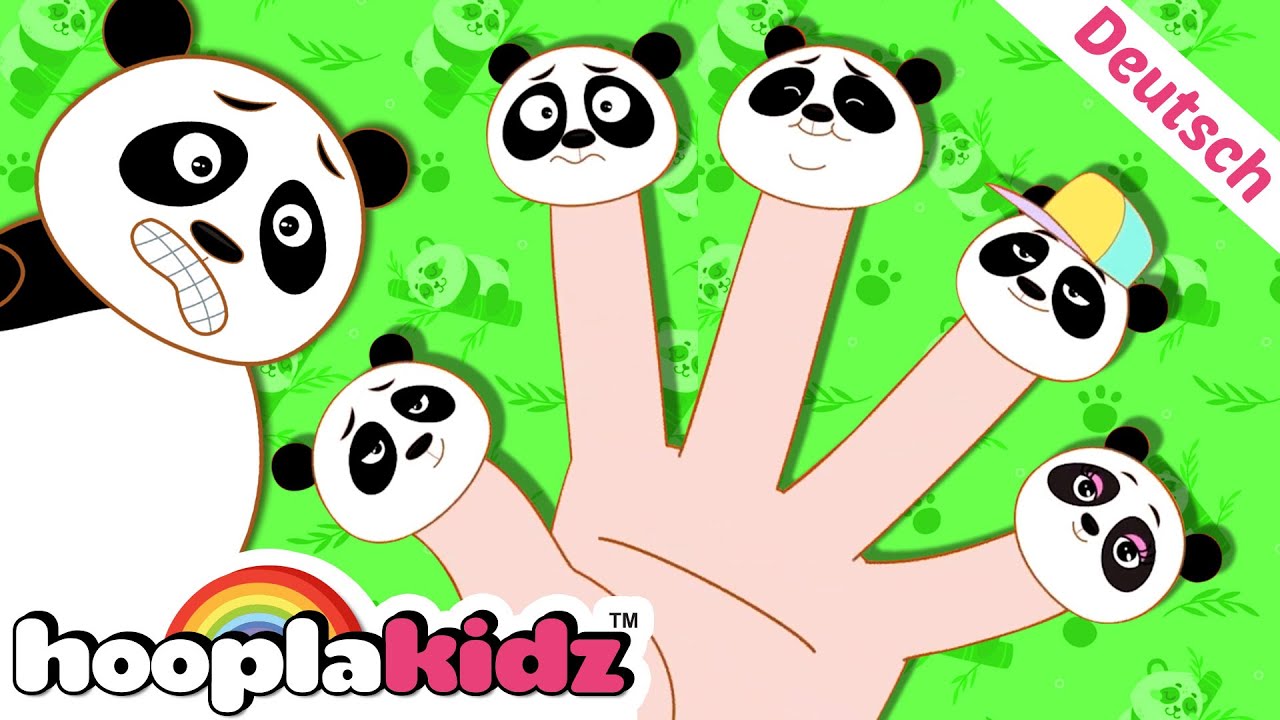 Panda-Finger-Familie 🐼 | Weitere Kinderreime und Kinderlieder auf ...