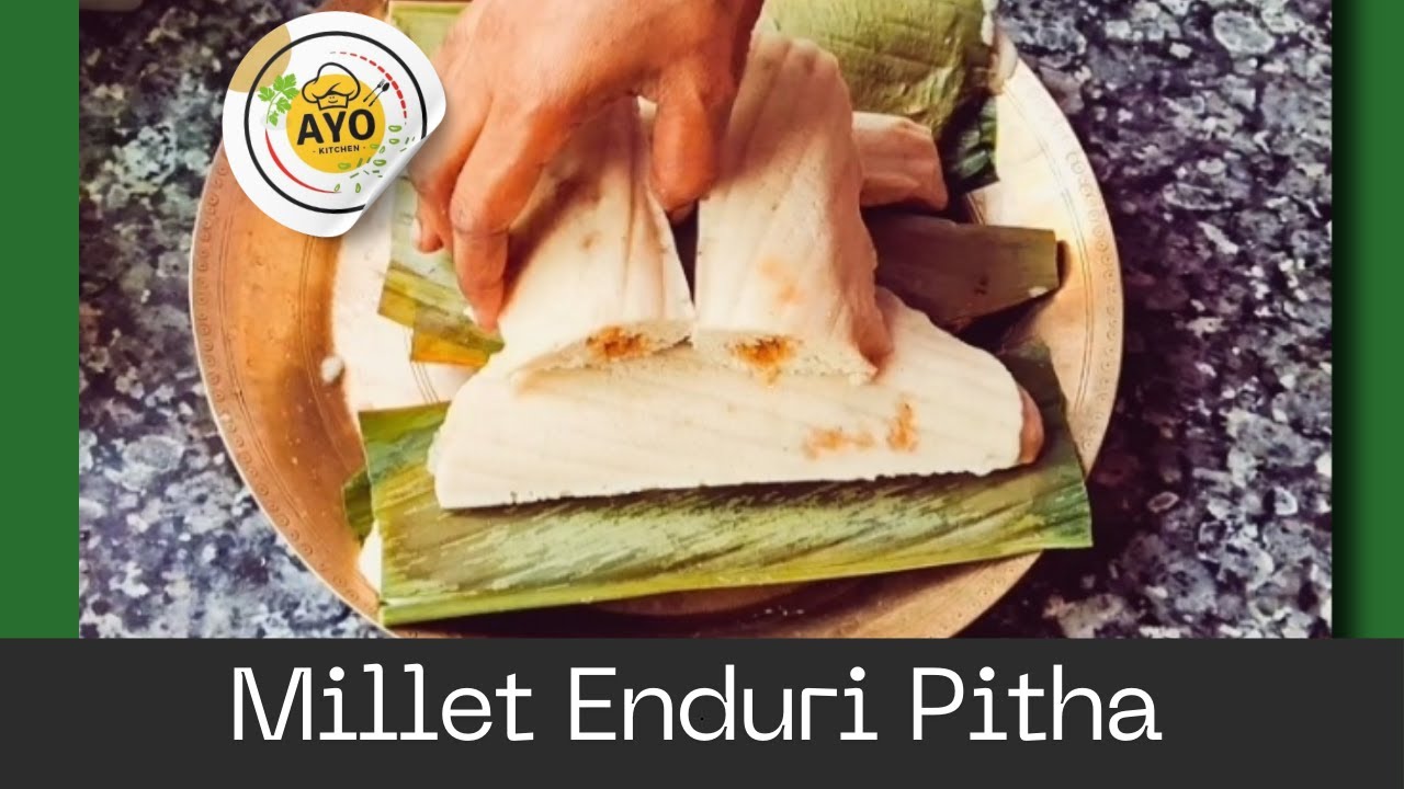 Millet Induri Pitha,Yummy Haladi Patta Pitha | हल्दी के पत्ते में बनाए ...