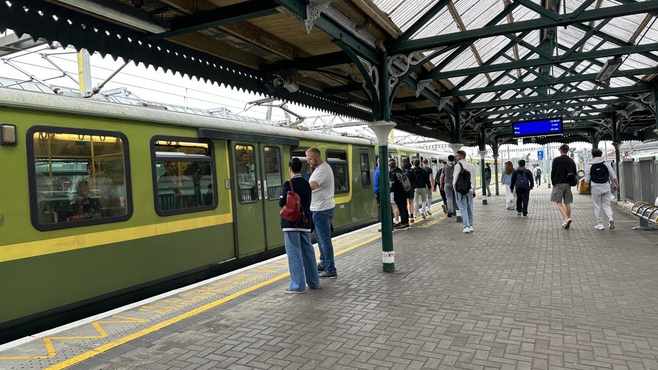 Connolly Station, reina de la xarxa ferroviària - YouTube