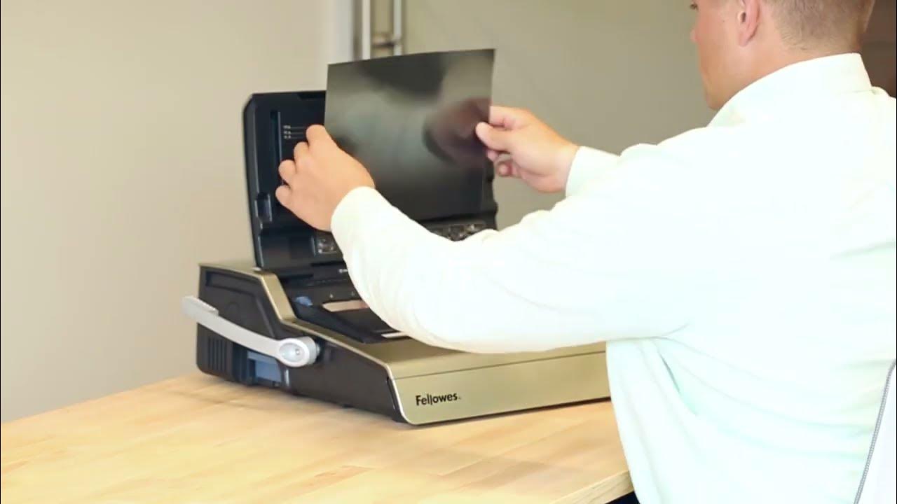 Fellowes Wire Binding Machines - Quasar Wire Binder - YouTube