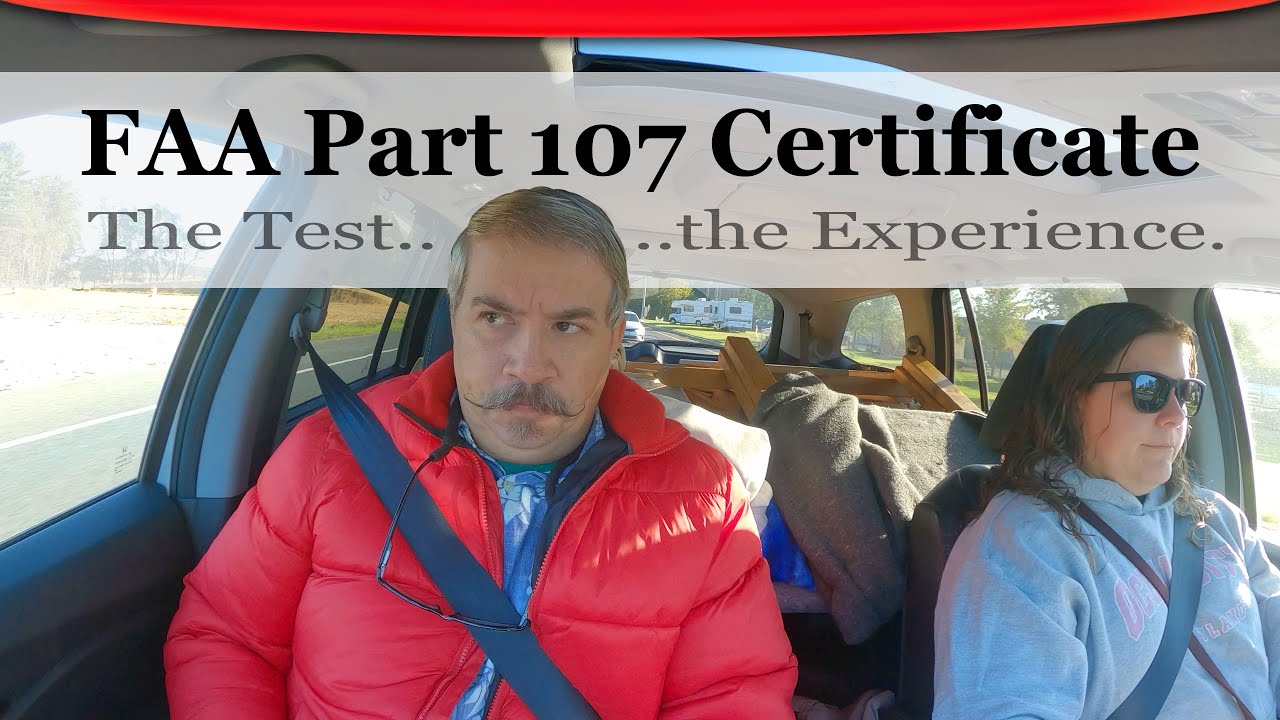 Studying for and taking the FAA Part 107 Test - YouTube