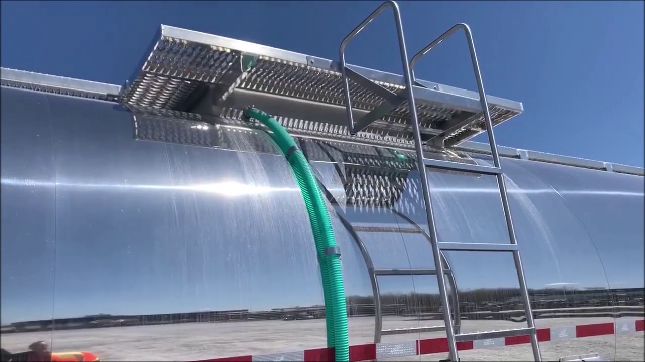 Chemical Tanker, Tandem, DOT 407, 7000 USG All Stainless Steel - YouTube