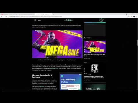 Epic games free game mega sale JUNE-3 Game leaked!!!!