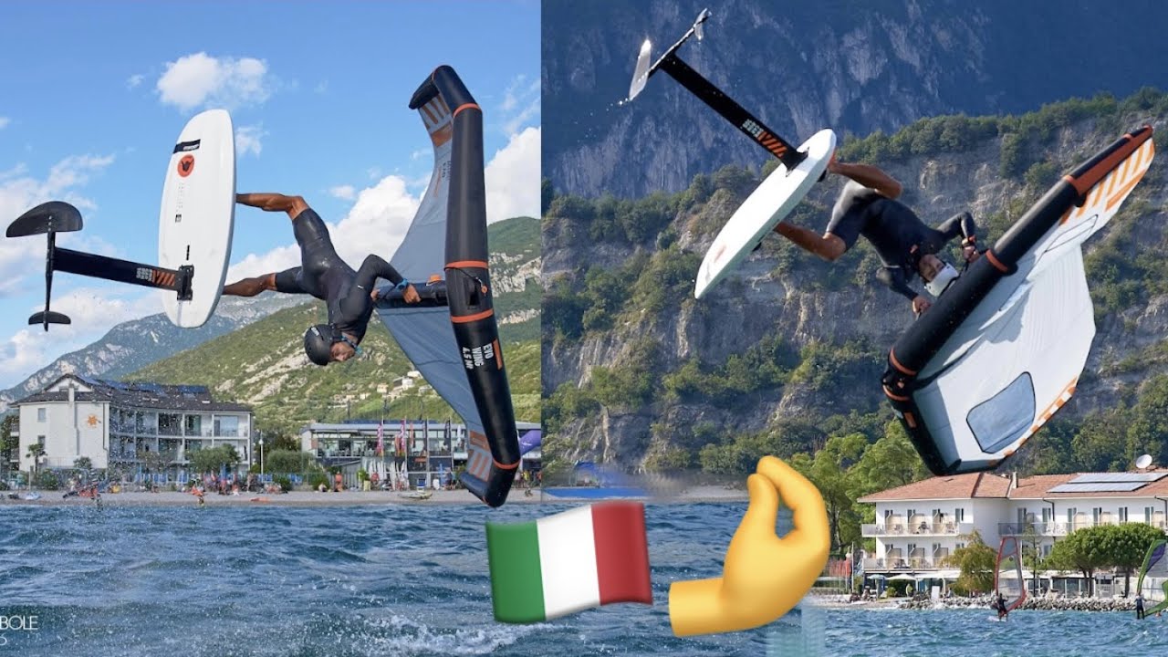 TRIP WINGFOIL en Italie - YouTube