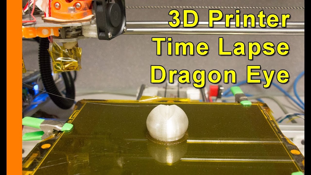 3D Printer Time Lapse - Dragon Eye - YouTube