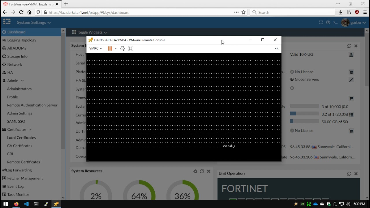 Fortinet FortiAnalyzer-VM 6.4.5 to 7.0.0 Upgrade (Feat. Frenzal Rhomb ...
