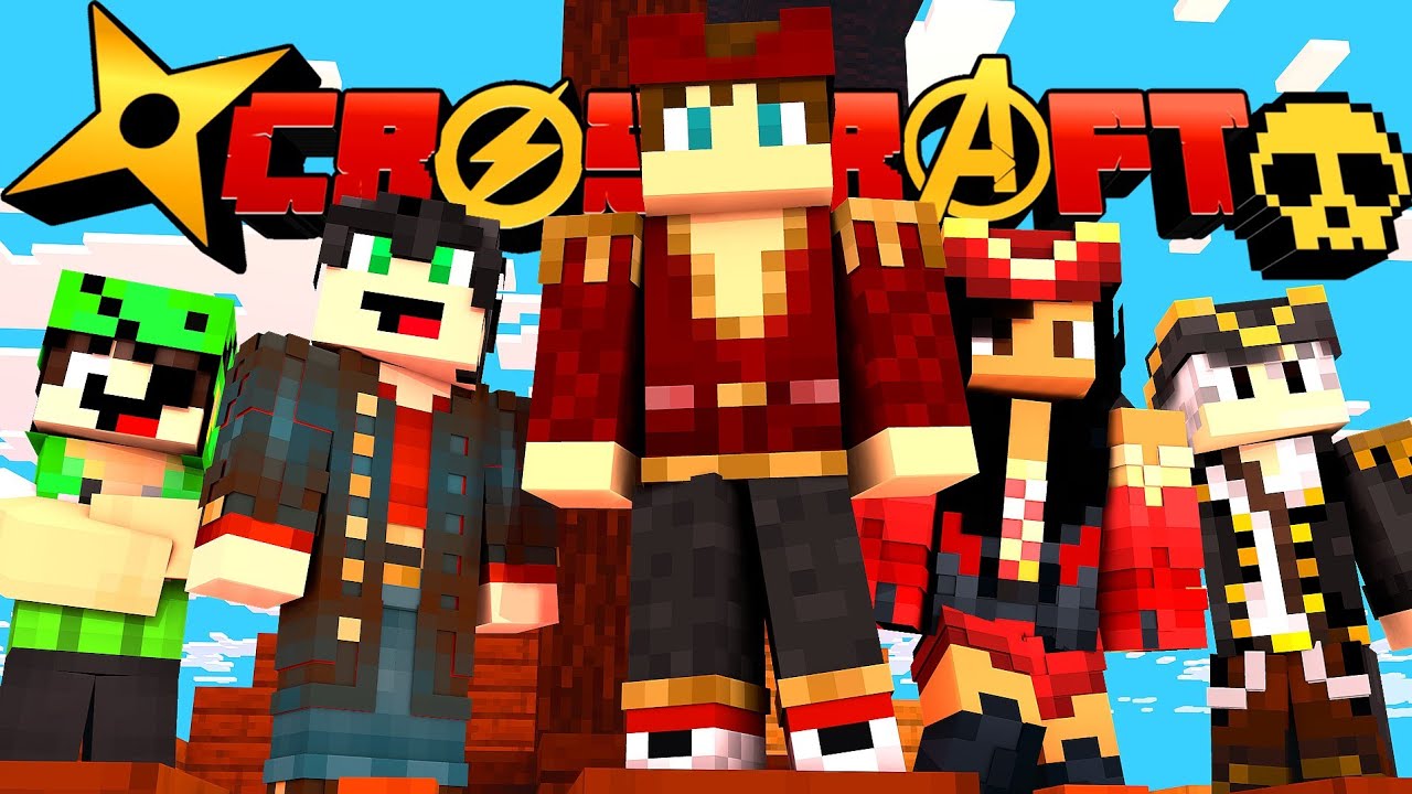 Crosscraft#1/ Nova SÉRIE de PVP, MODS e TIMES, que a GURRRA comece ...