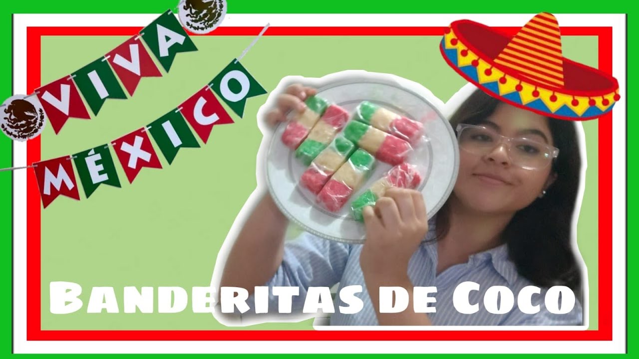 BANDERAS DE COCO (FACIL Y DELICIOSO) | SABI SALINAS - YouTube