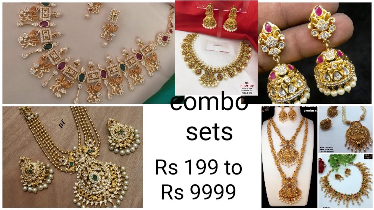 New trending Latest jewellery collection||free shipping||All over india ...