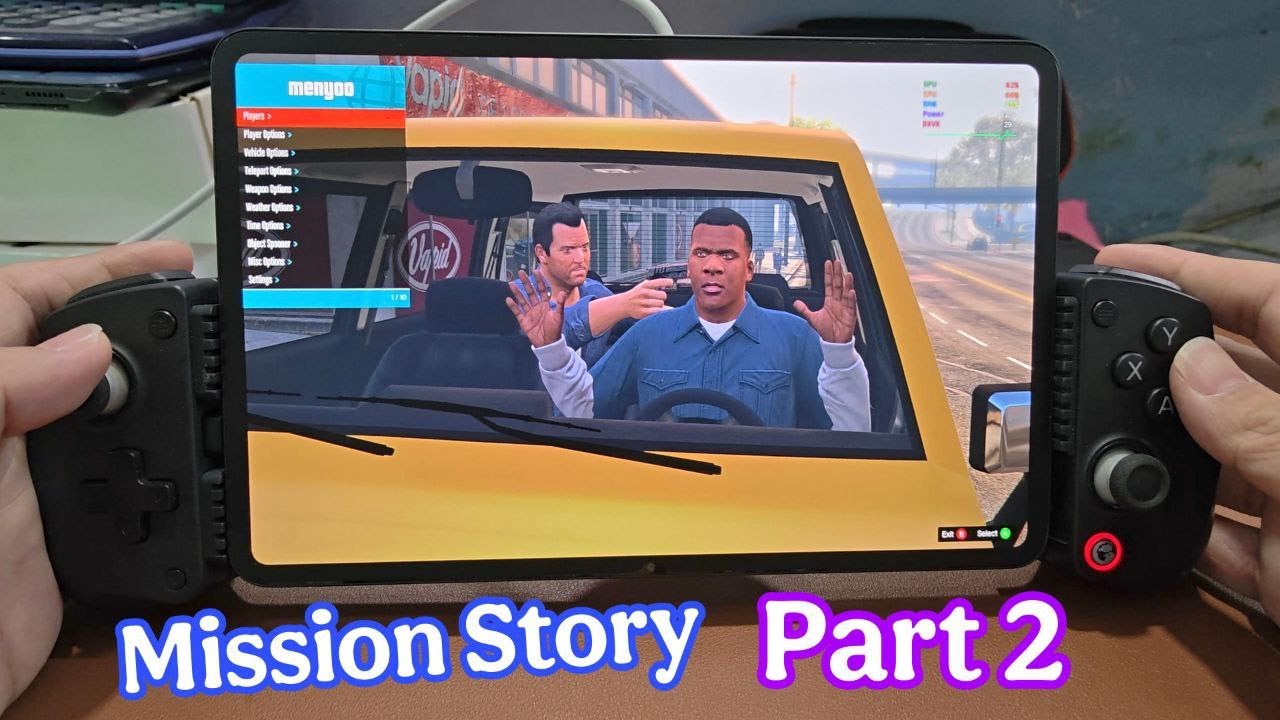 GTA 5 on Red Magic Tablet 3 Pro [ Part 2 ] - Very High Graphics - YouTube
