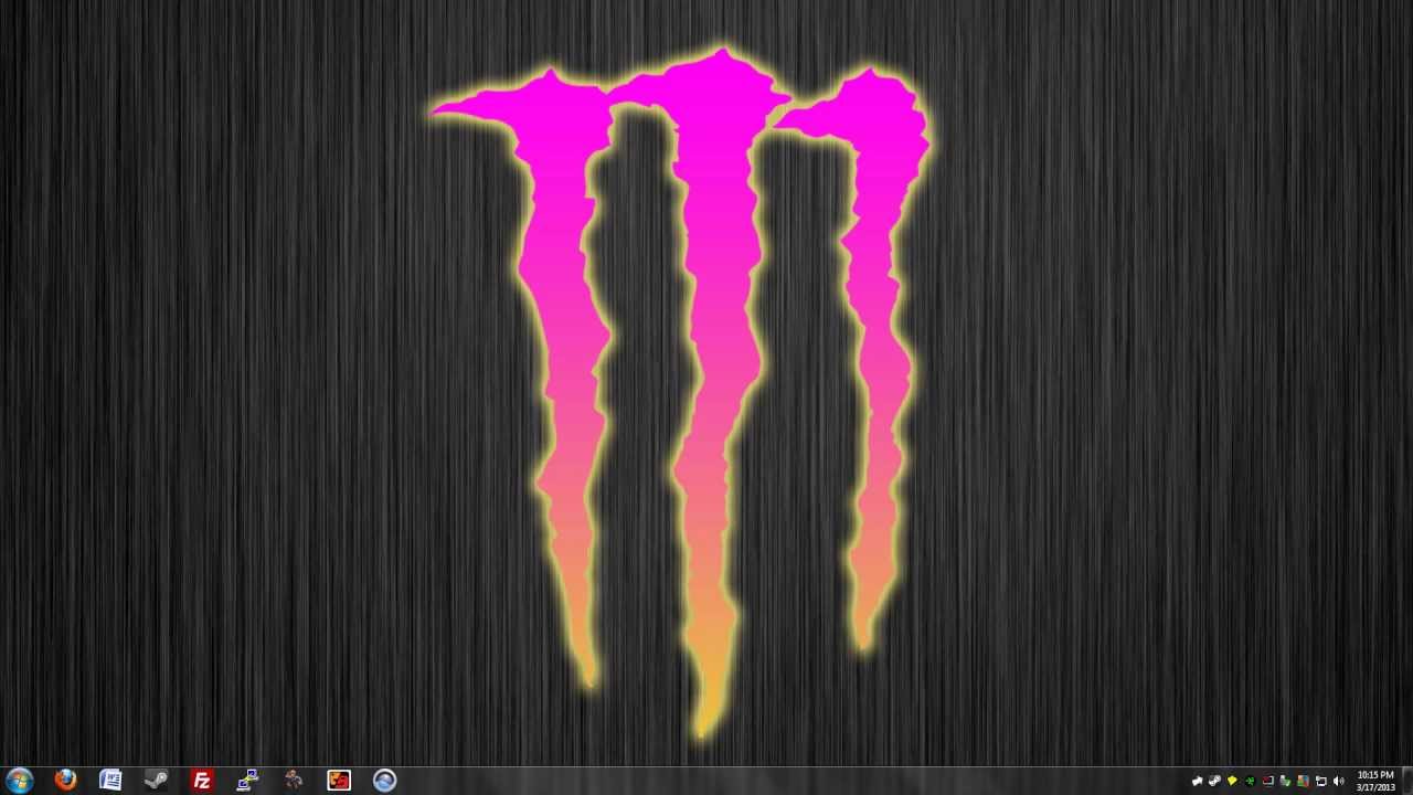 Monster Energy Theme for Windows 7 Color Changer *w/ Download* - YouTube