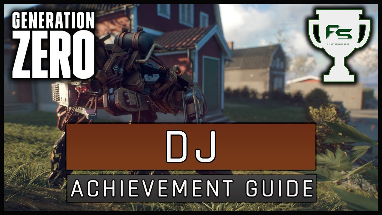 Generation Zero - DJ Achievement/Trophy - Mixtape Locations - YouTube