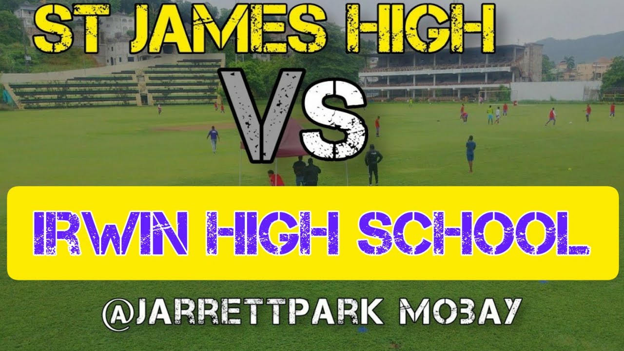 St James high vs irwin high Dacosta cup @Jarrett Park Mobay game end 1 ...